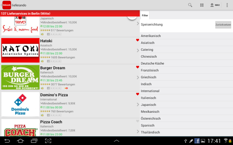 Lieferando App: Essen bestellen mit dem Smartphone für Android, iPhone ...
